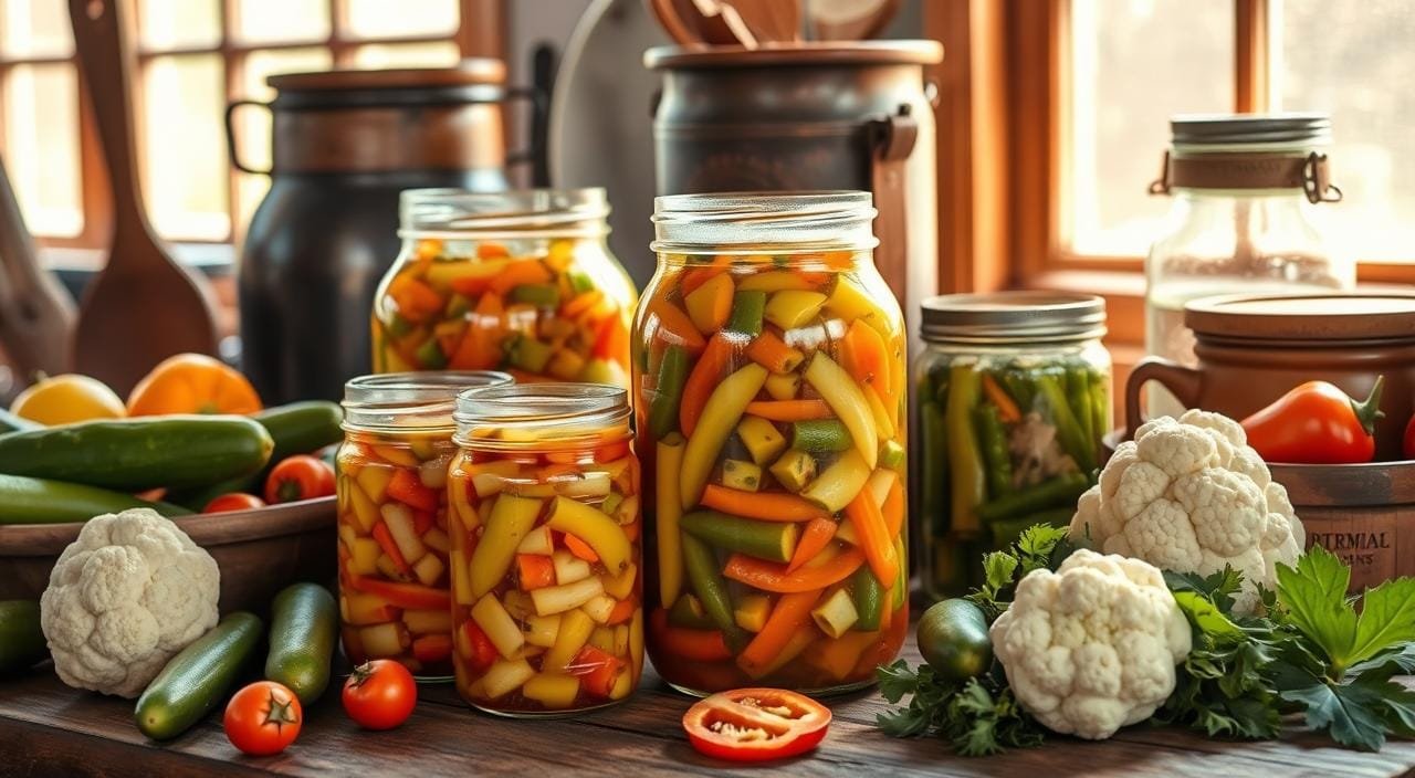 What is amish chow chow made of?
