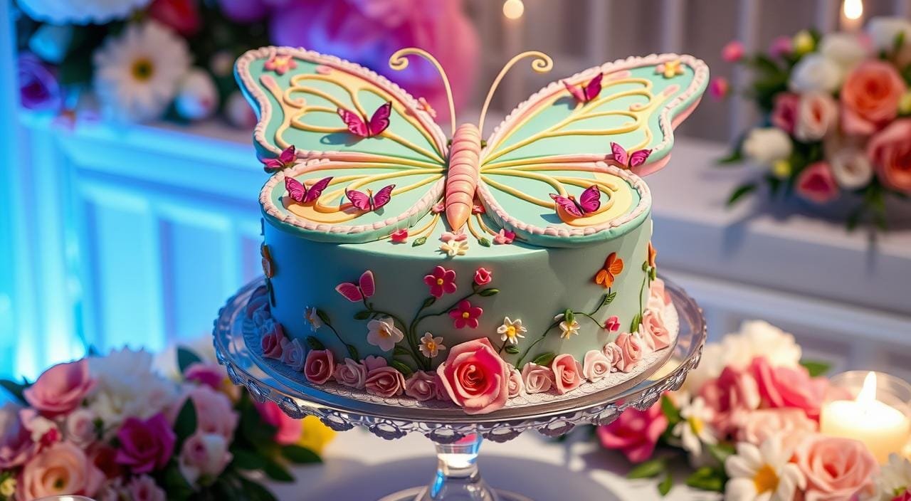 Beautiful Butterfly Cake: A Perfect Party Centerpiece