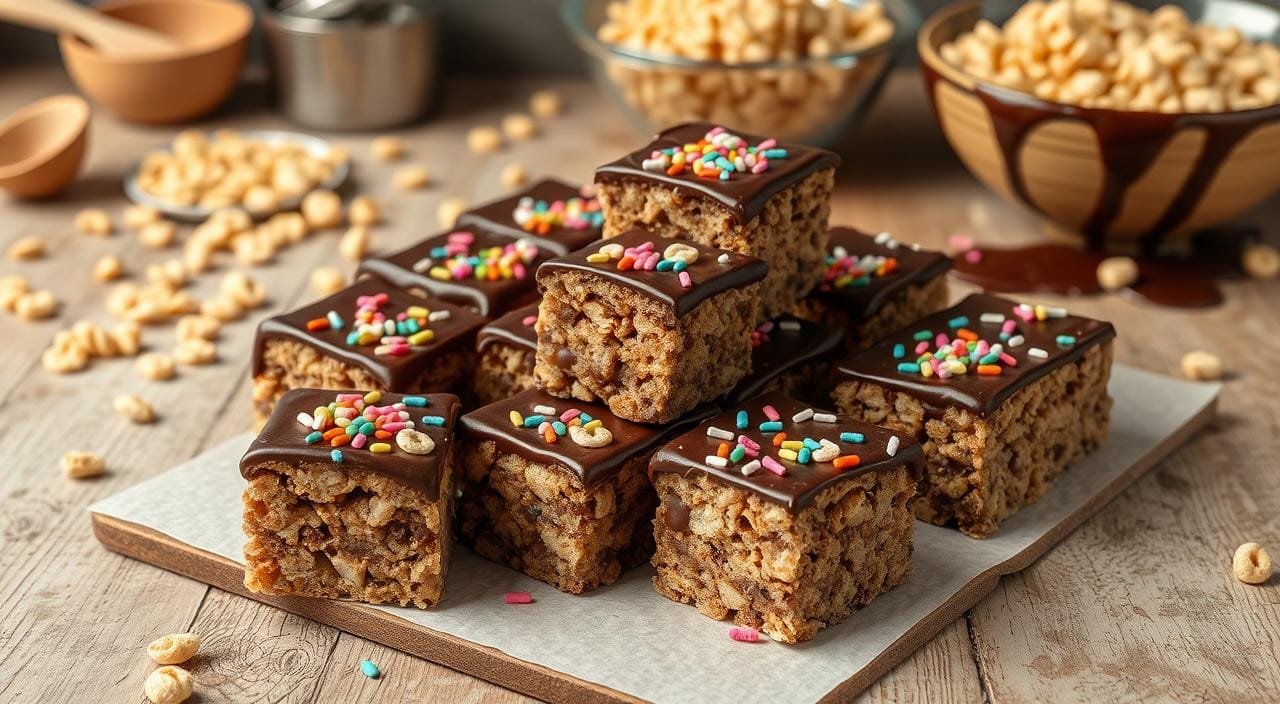 Easy Chocolate Rice Crispy Cakes Recipe